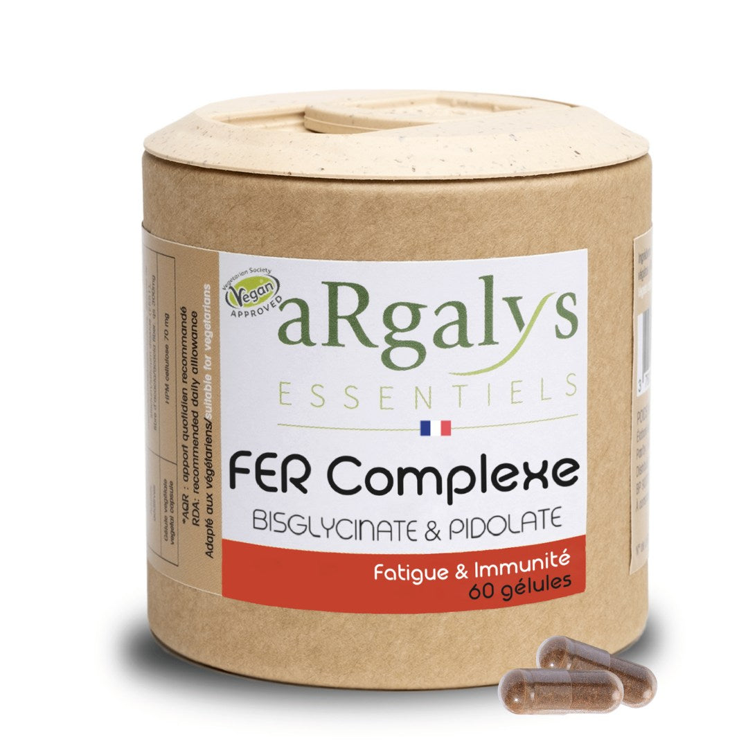 Complément Fer Bisglycinate + Vitamine C - Vegan : Bienfaits, avis et achat